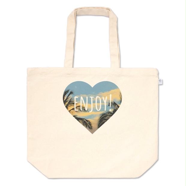 ♡ENJOY! ecobag - linofloat - BOOTH