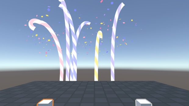 【Unity】パーティリボンパーティクルシェーダー - Party Ribbon Particle Shader - - 白百合めしべの道具箱 - BOOTH