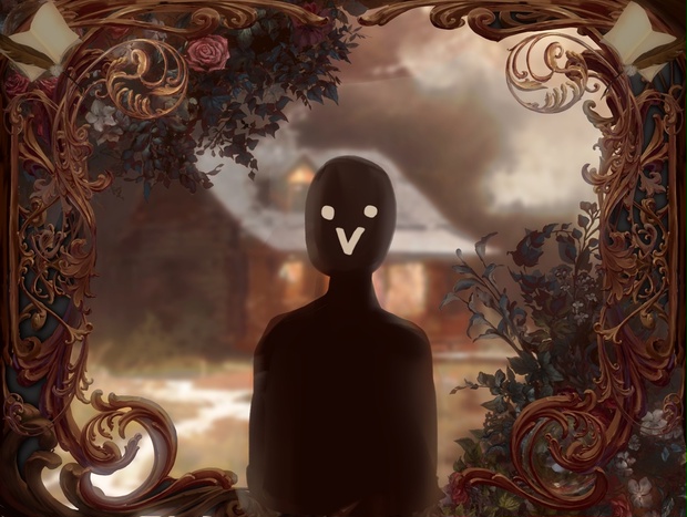 Vtuber asset : Stream Overlay fantasy border - shelly - BOOTH