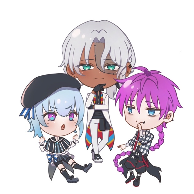 【非公式】アクリルキーホルダー 地下階組 - guntyo-aknk - BOOTH