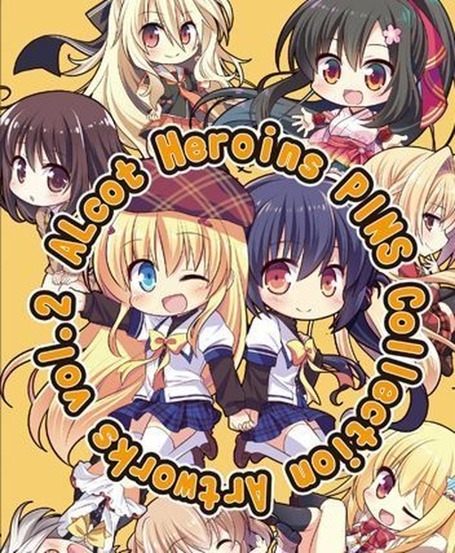 ALcot Heroins Pins Collection Artworks vol.2 - ALcotオフィシャルショップ - BOOTH