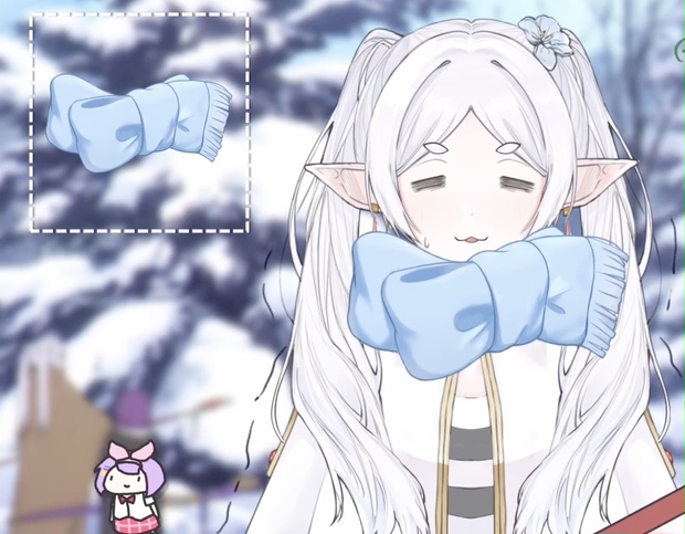 [Vtuber Assets] The scarf of frieren - kyokiStudio - BOOTH
