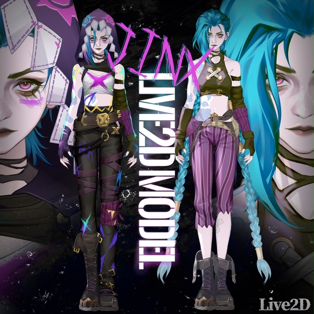 [同人モデル] ジンクス / [FanArt Live2d] Jinx - kyokiStudio - BOOTH