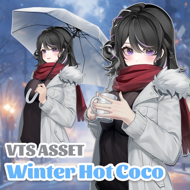 [Vtuber素材] 冬のホットココア / [Vtuber Assets] Winter Hot Coco - kyokiStudio - BOOTH