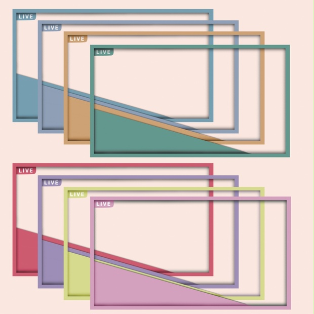 置くだけ簡単！サムネイル用フレーム - miki-create - BOOTH