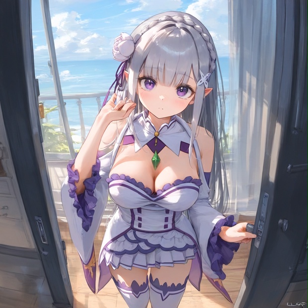 emiliaエミリア(リゼロ) - ooaoo - BOOTH