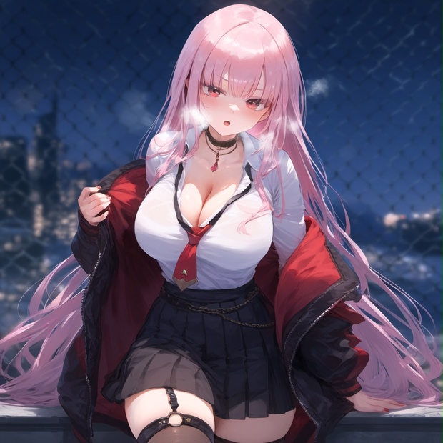 (森カリオペ )Mori Calliope屋上OL制服 - ooaoo - BOOTH