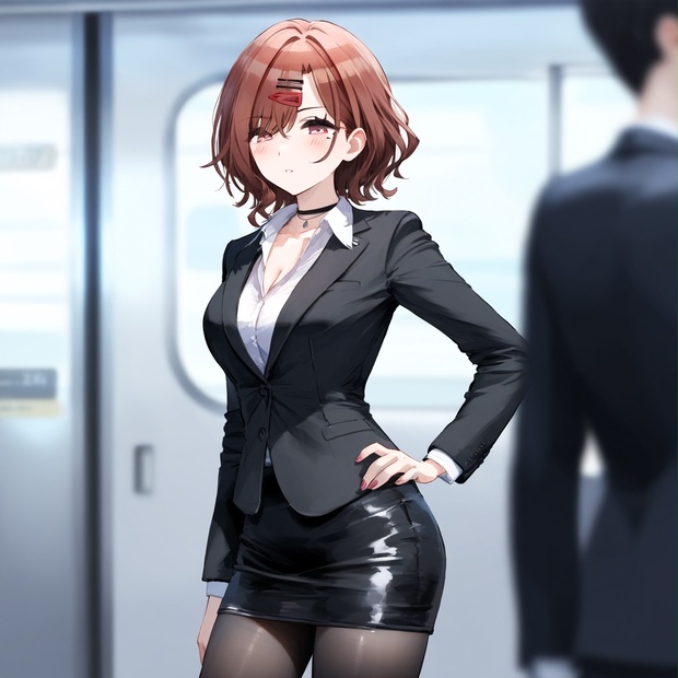 (樋口円香)higuchi madokaホテルOL制服 - ooaoo - BOOTH