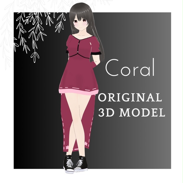 Original 3d model:Coral - YurikoMurez - BOOTH