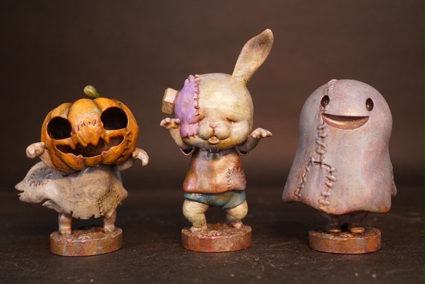 Halloween three(ハロウィンの3人) - dada屋 - BOOTH