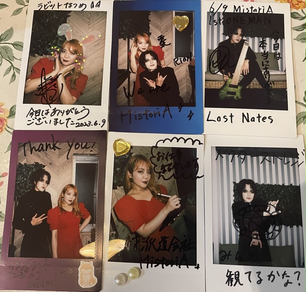 ランダムチェキ【6月9日 1st ONEMAN LIVE LOST NOTES版】 - MistoriA Store - BOOTH