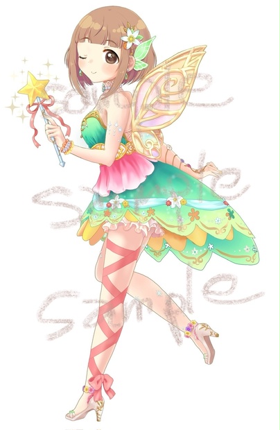 ジョイフル☆フェアリー 喜多見柚 オーロラアクリルキーホルダー - melty*mist - BOOTH