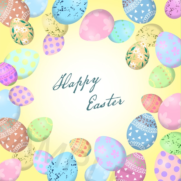 イースター用SNSヘッダー＆サムネ背景セット - ギャラリーハウスBOOTH SHOP - BOOTH