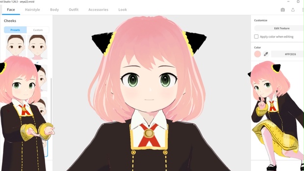 [ FREE ] Anya Forger (SPY x FAMILY) - Vroid data edit - shiinaa777 - BOOTH