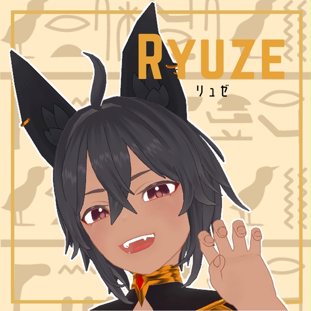 【オリジナル3Dモデル】Ryuze -リュゼ- - neko-ririn - BOOTH