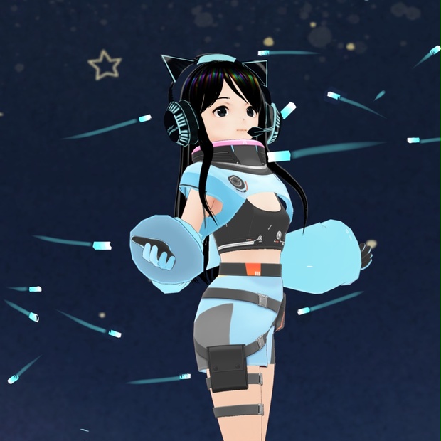 髪型で作ったパーティクル Particle made of VRoid hairstyle - Ringo🍎🍎🍎 - BOOTH