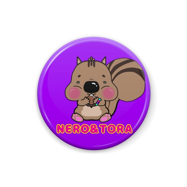 N&T 缶バッジC パープル - SHOP NERO&TORA - BOOTH