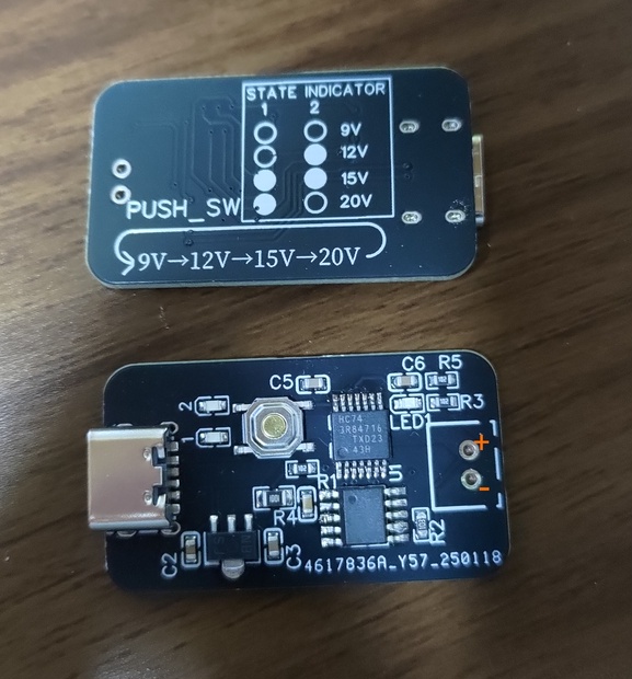 USB PDトリガモジュール プッシュスイッチタイプ - namanomo - BOOTH