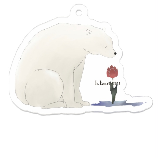 シロクマとチューリップ - h.kaoru - BOOTH