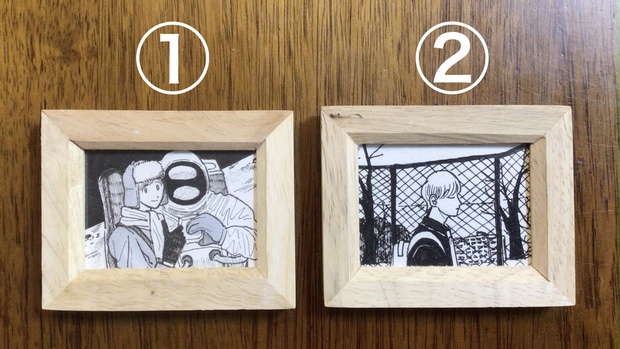 ①②(ドローイング) - nasuwo_tyan - BOOTH