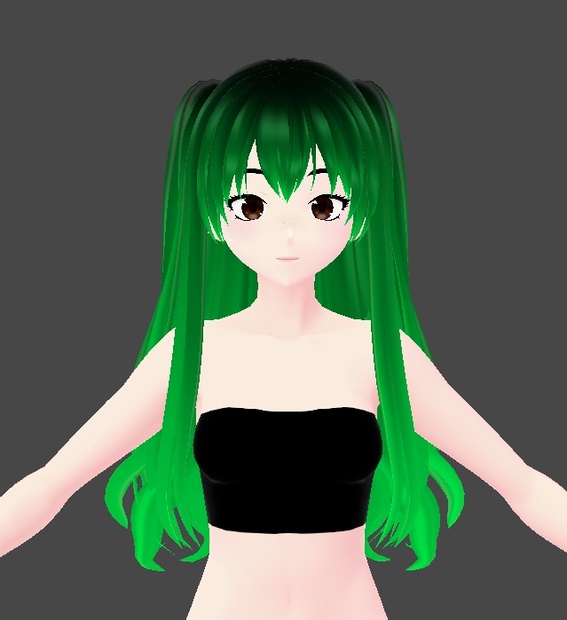 Green Gradient Hair Texture - thegothicdream - BOOTH