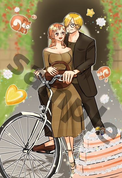 ポストカードのみ 2023 SANJI&NAMI AUT log - feeling high BOOTH - BOOTH