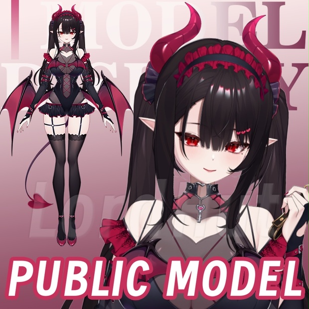 【live2dモデル】Cute Succubus-Belline/VTS/Live2d - LordHut - BOOTH