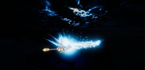 【Unity/VRChat】Thundersword (Particles+Sword Object included) - floppiii - BOOTH