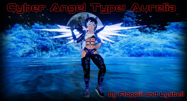 【Unity/VRChat】Cyber Angel Type: Aurelia by Floppiii & Lysbell - floppiii - BOOTH