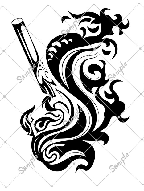 VRC用タトゥー素材 タバコ cigar - VRCタトゥーショップ『赬徹』-Teitetsu- - BOOTH