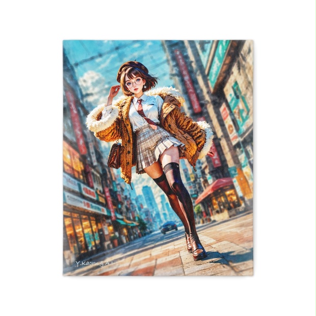 48B18856art_Winter shopping street - vapor-magic - BOOTH