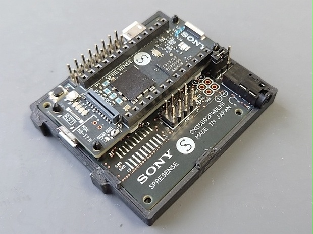 SPRESENSE LTE拡張ボード用フレーム（STLデータ） - First DIY：まずは何か作ってみる - BOOTH