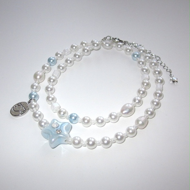 twinkle star & pearl necklace ☆彡 - in the mood - BOOTH