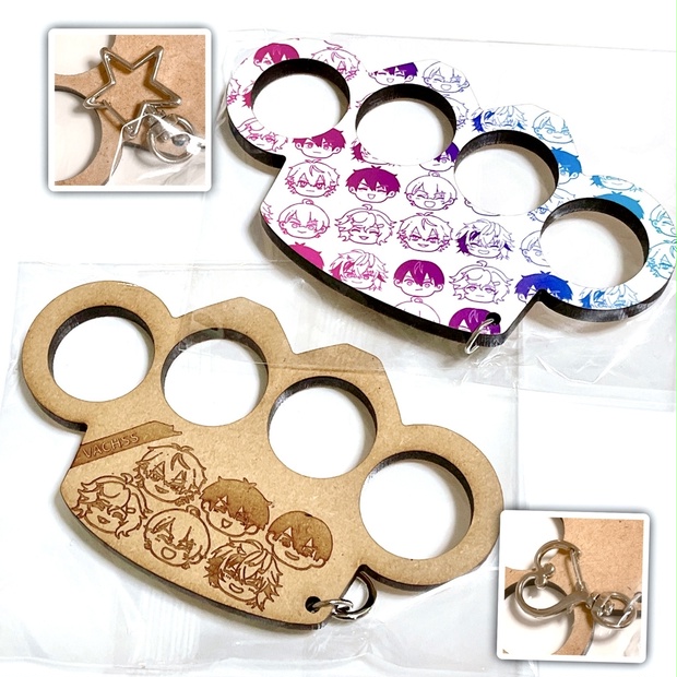 VACHSS 木製（白色）メリケンサック - 悠ノたろ - BOOTH