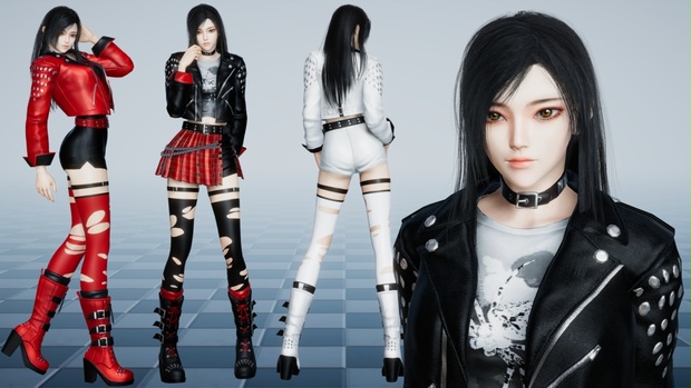 HS2MOD clothing 04 - AMY - BOOTH
