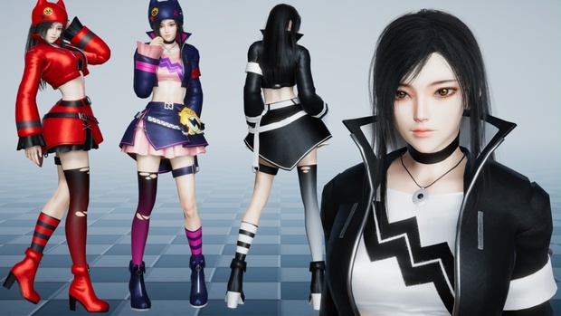 HS2MOD clothing 10 - AMY - BOOTH