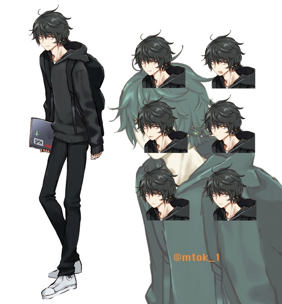 【立ち絵素材】パソコン男子【男性】 松岡👾質量欠損 Booth
