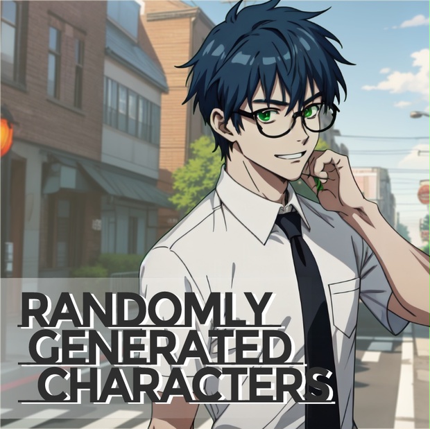 004 スーツの男性【Randomly Generated Characters】 - T2AI - BOOTH
