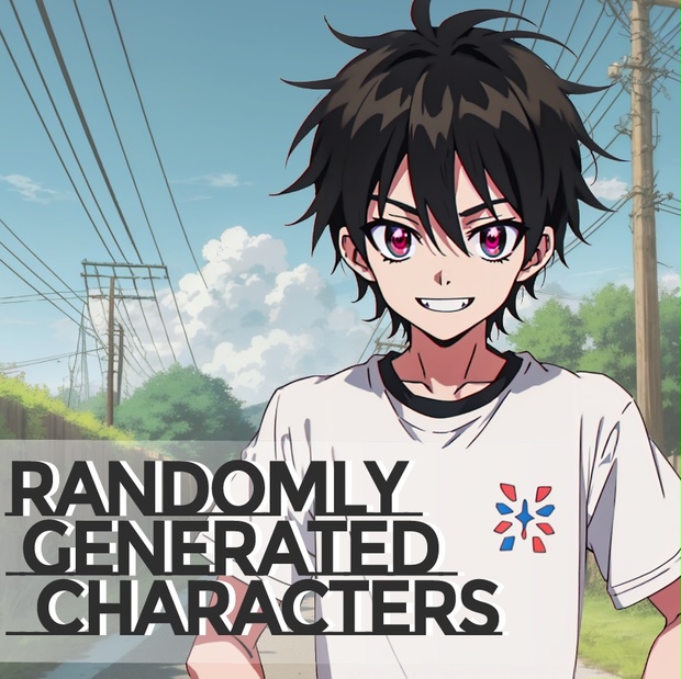 006 短パンの少年【Randomly Generated Characters】 - T2AI - BOOTH