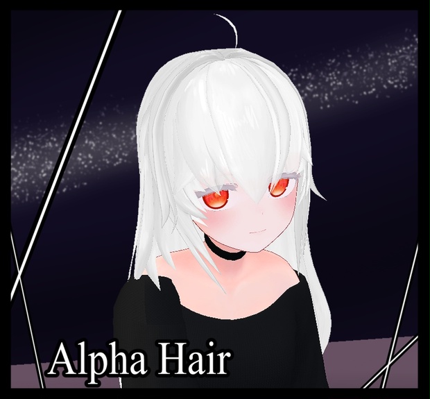 (Free)Alpha_Hair/アルファヘア - Magenta's Models - BOOTH