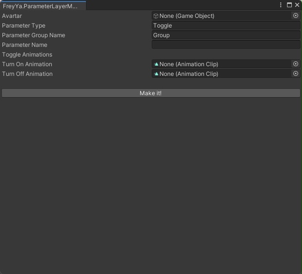 [VRChat][無料] Boolean Toggle Layer Creator - FreyYa's Workshop - BOOTH