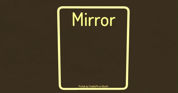 Simple Optimized Mirror (VRCSDK3) - TeddieP4 - BOOTH