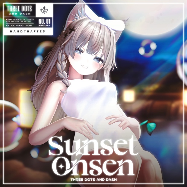 『4アバター対応』【3D衣装モデル】Sunset_Onsen - Three Dots and a Dash - BOOTH