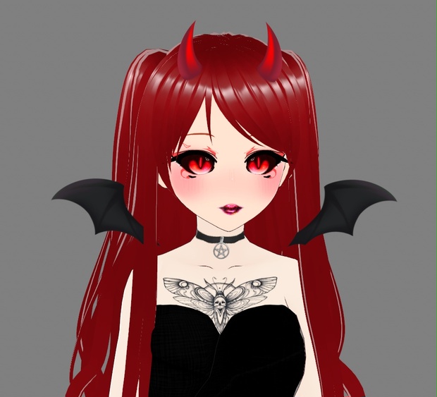 Demon Model Vroid - scarlettakhanta - BOOTH