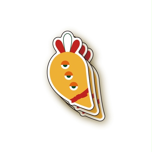 【通販限定】CUTE OBAKE sticker Jito 3枚セット - いどのいのおみせ - BOOTH