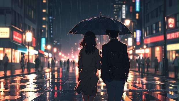 フリーBGM* 雨に滲む音【邦楽】※使用条件必読 - raindrop@free_music - BOOTH