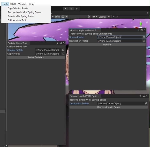 VRMSpringBoneToolのSpringBoneコピーツール - tukabutter shop - BOOTH