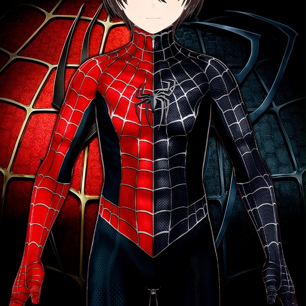 【VRoid】Male Ver. Spider-Man Costume Spider-Man Raimi Trilogy ...
