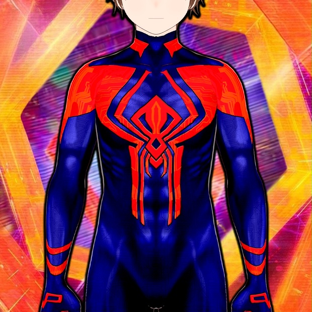 【VRoid】[UNISEX] Spider-Man 2099 Across The Spider-Verse Costume ...