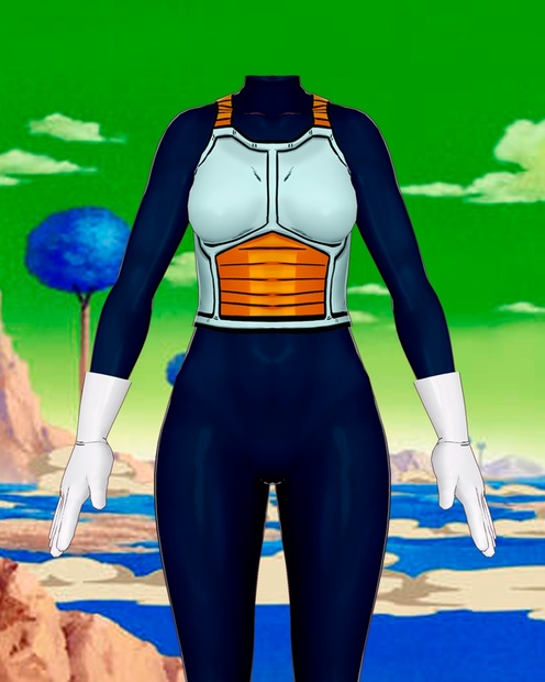 【VRoid】[UNISEX] Vegeta Costume - 𝗡𝗢𝗦𝗧𝗔𝗟𝗚𝗜𝗔 𝗦𝗧𝗢𝗥𝗘 - BOOTH